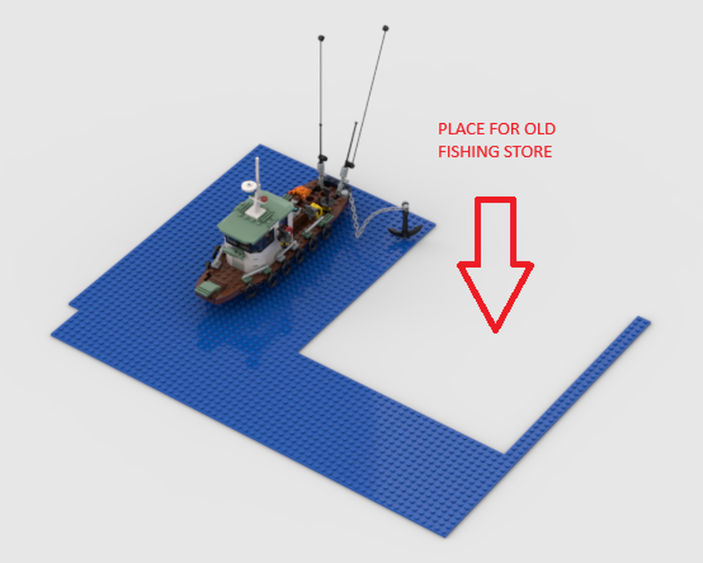 LEGO MOC-211867 boat for old fishing store by BananenLauch47 ...