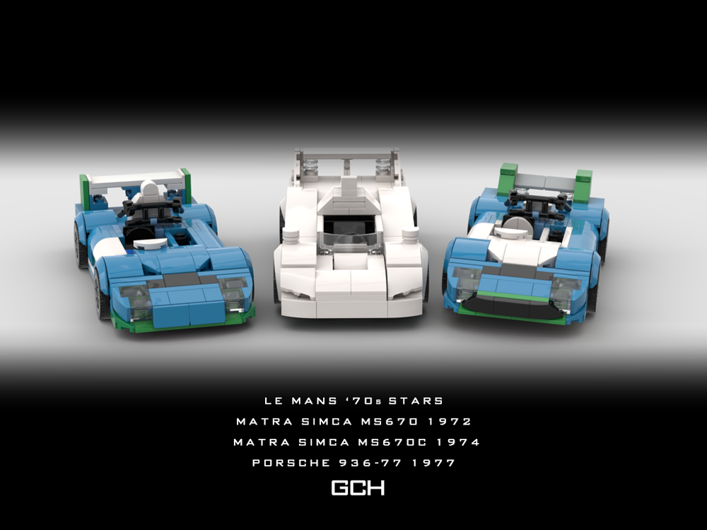 LEGO MOC LE MANS '70s STARS - Matra / Matra / Porsche by GCh ...