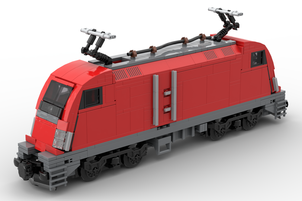 LEGO MOC Modern European/Austrian City Express Train: Locomotive by ...