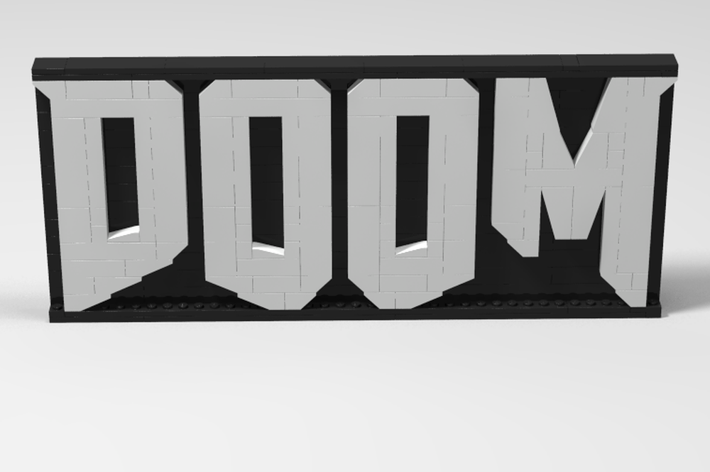 LEGO MOC Doom Title plaque by Templar temper | Rebrickable - Build with ...