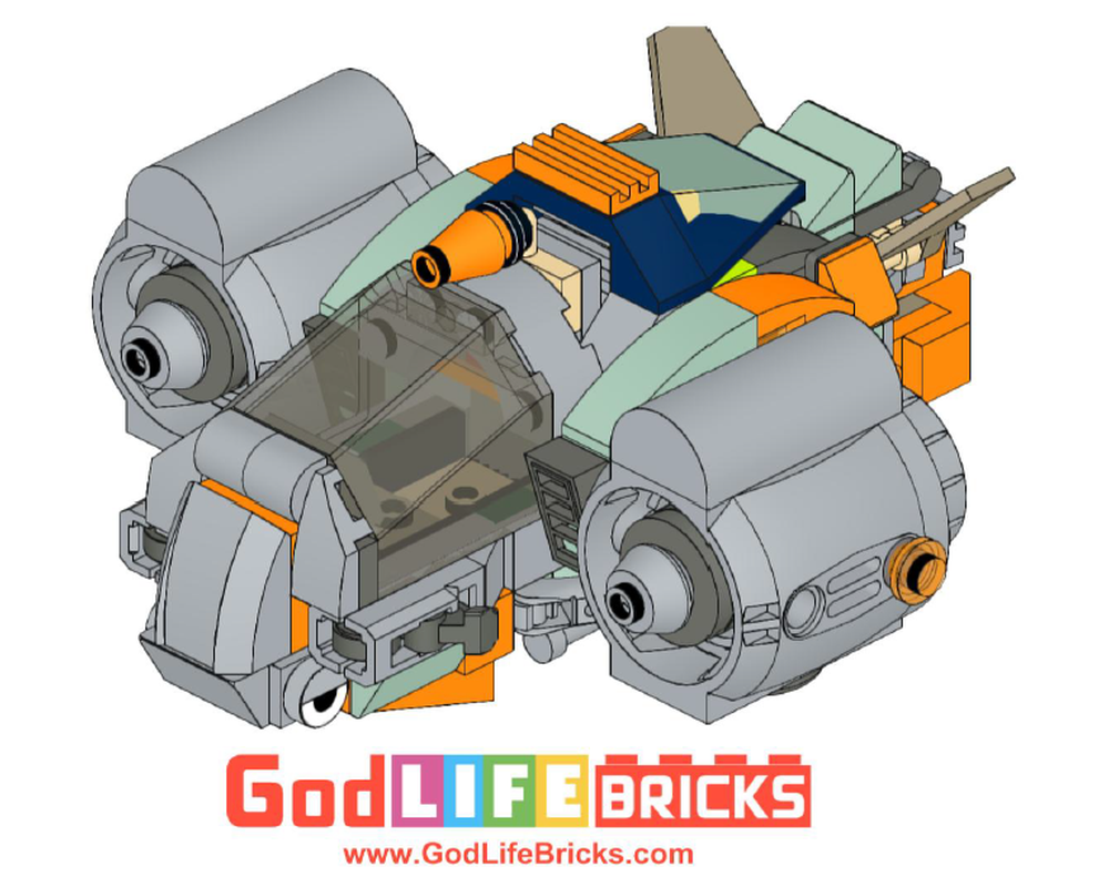 LEGO MOC Hammond's Mini Firefly by GodLifeBricks | Rebrickable - Build ...