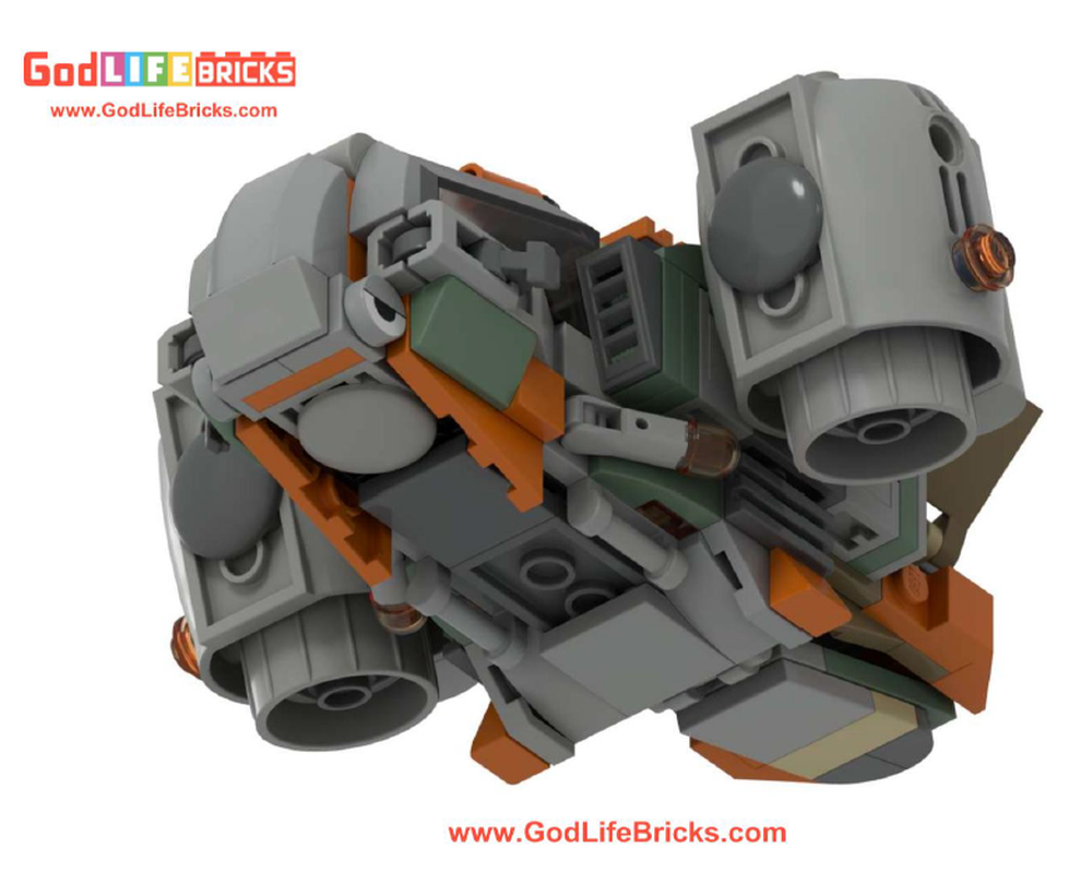 LEGO MOC Hammond's Mini Firefly by GodLifeBricks | Rebrickable - Build ...