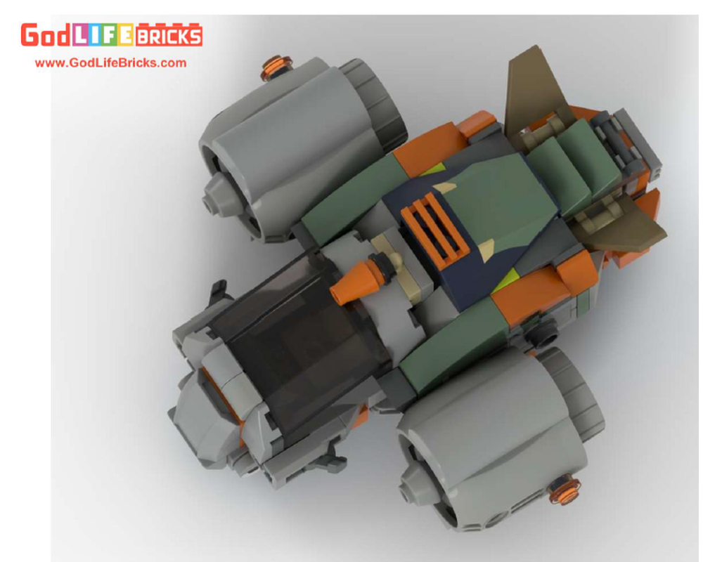 LEGO MOC Hammond's Mini Firefly by GodLifeBricks | Rebrickable - Build ...