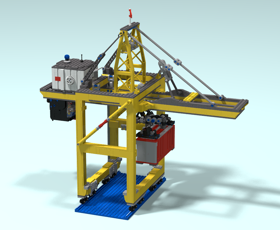 LEGO MOC Container Crane J by cscott | Rebrickable - Build with LEGO