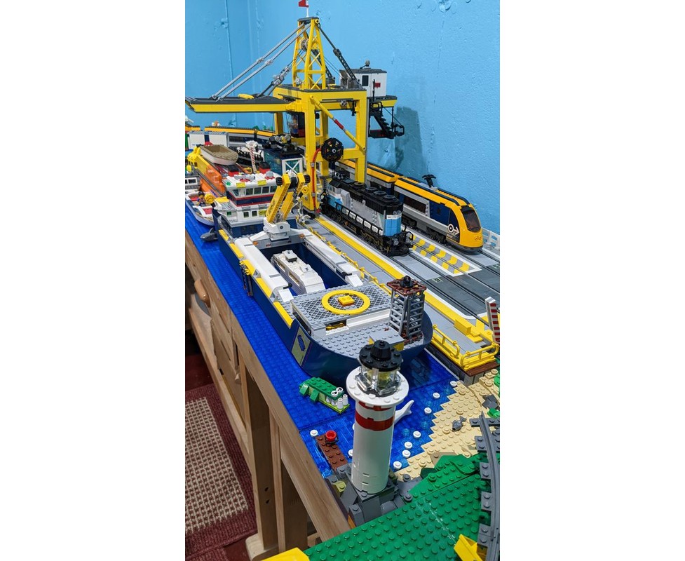 LEGO MOC Container Crane J by cscott | Rebrickable - Build with LEGO