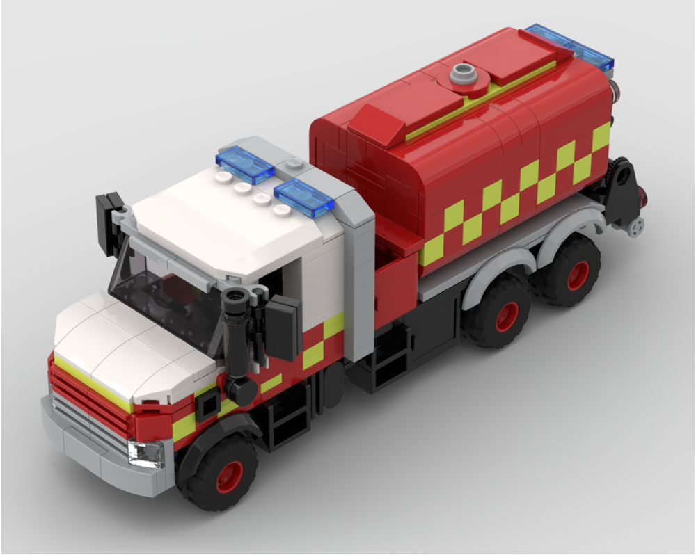 LEGO MOC-211908 Fire Bulk Water Tanker Truck by reggieranger ...