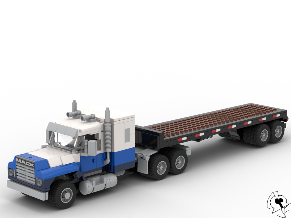 LEGO MOC Mack R Series Sleeper cab by Oshawhat45 | Rebrickable - Build ...