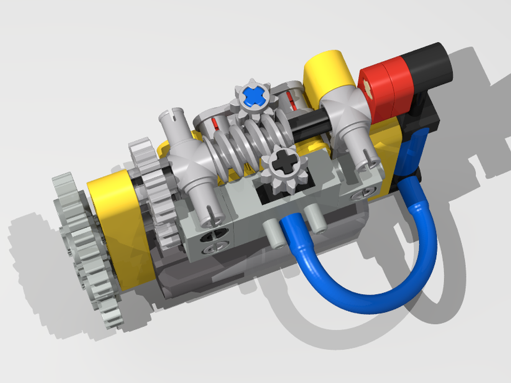 LEGO MOC Automatic pneumatic Valve (Autovalve) with classic valve by ...