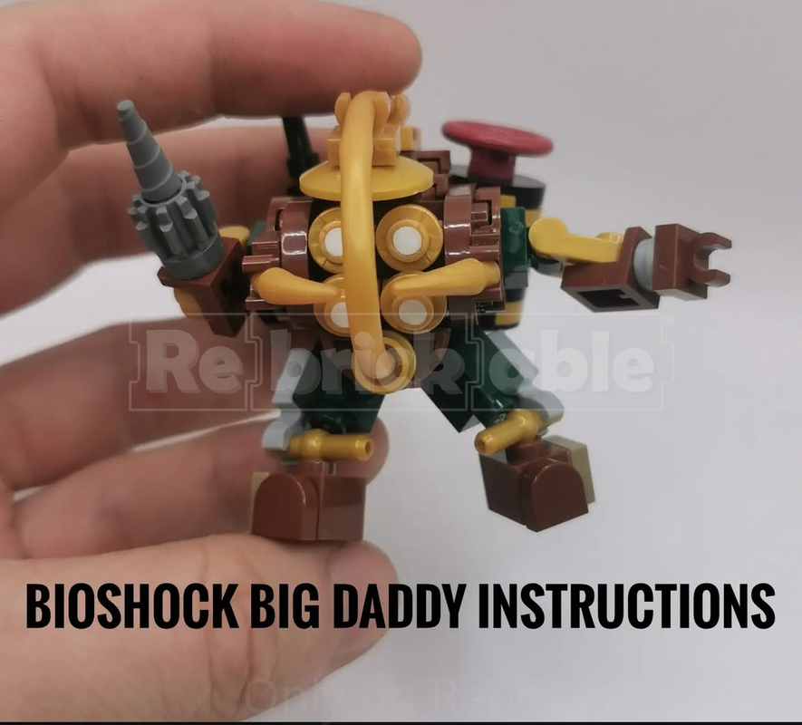 LEGO MOC Big Daddy from Bioshock by bricktingsmon | Rebrickable - Build ...