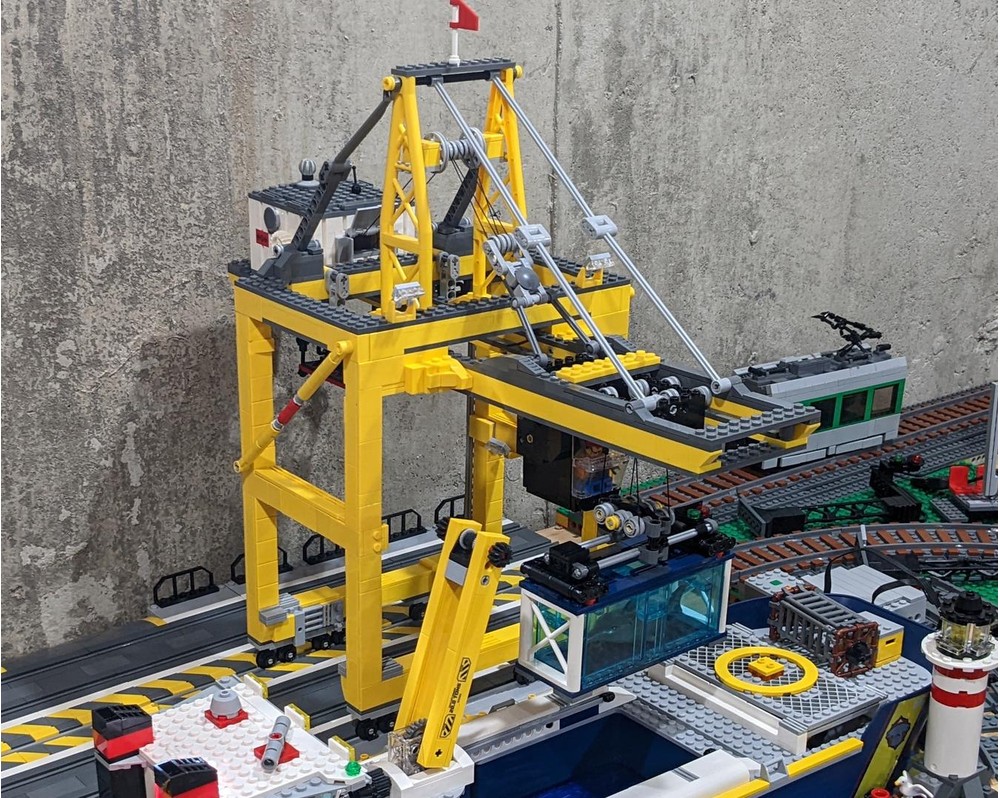 Lego Moc Aquarium Container By Cscott Rebrickable Build With Lego