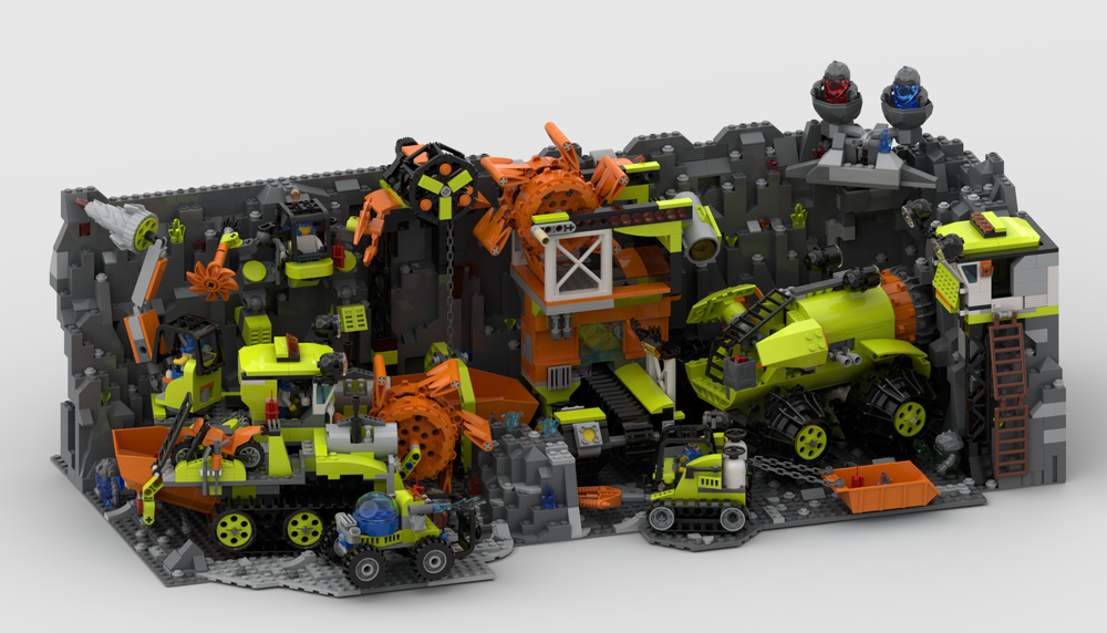 LEGO MOC Power Miners Diorama by Leo G | Rebrickable - Build with LEGO