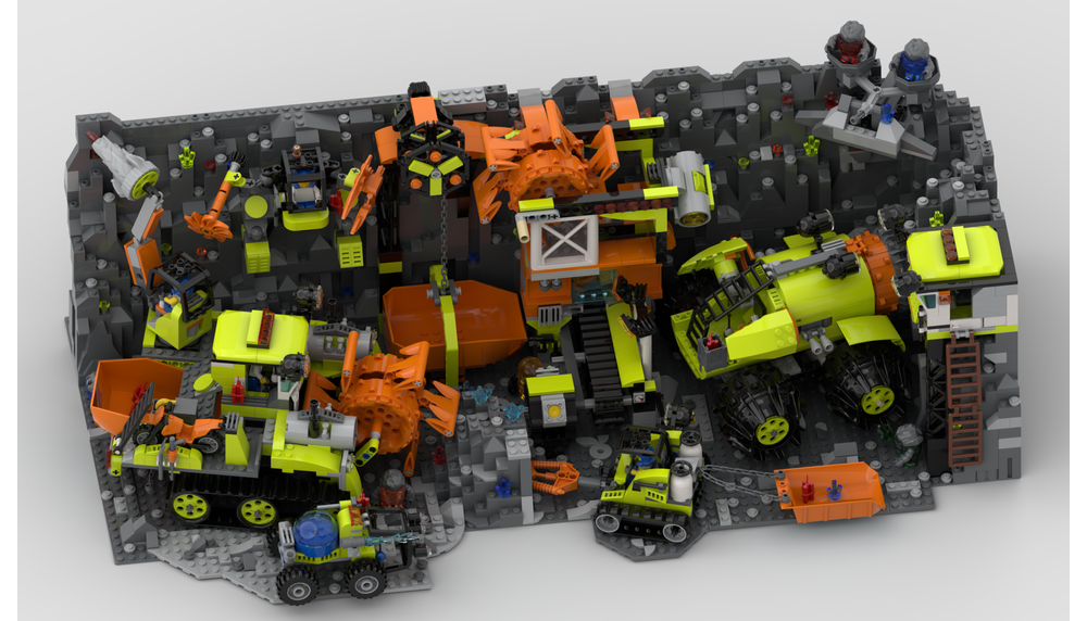 LEGO MOC Power Miners Diorama by Leo G | Rebrickable - Build with LEGO