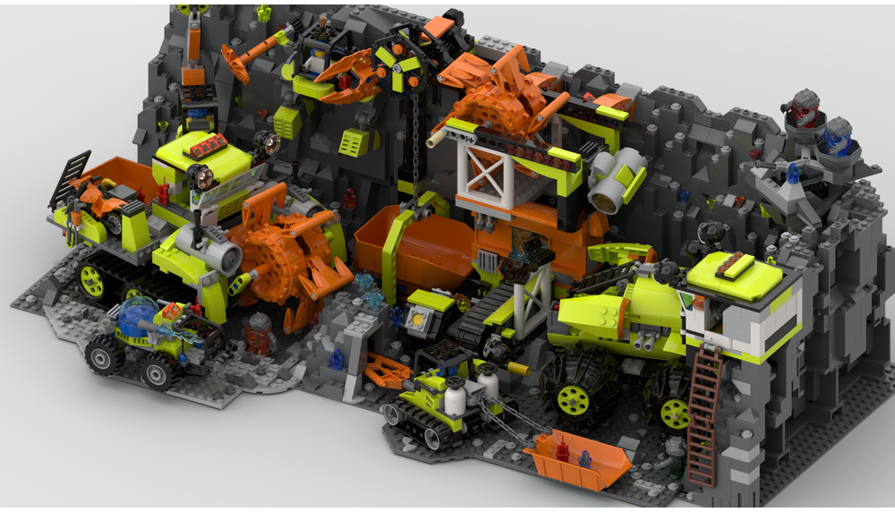LEGO MOC-211958 Power Miners Diorama by Leo G | Rebrickable - Build with LEGO