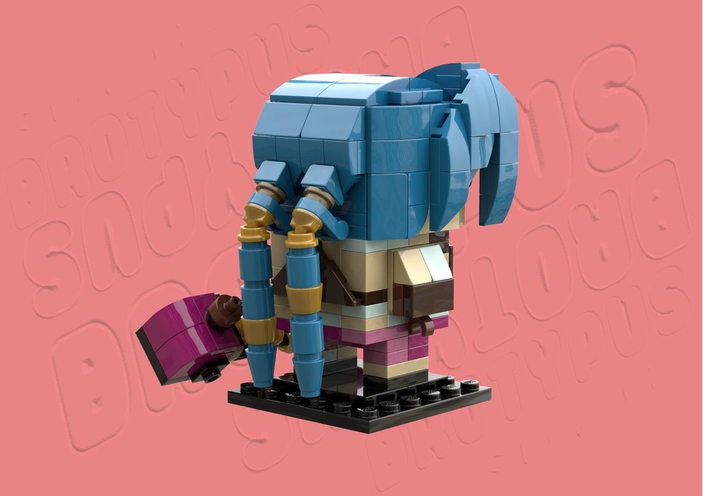 LEGO MOC-211959 Jinx & Vi (Arcane) by Brotypus | Rebrickable - Build ...