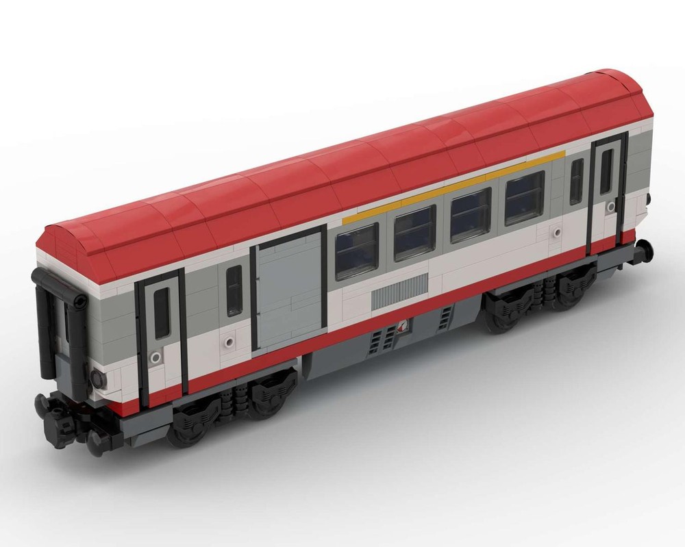 LEGO MOC Modern European/Austrian City Express Train: Baggage Carriage ...
