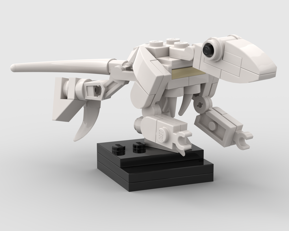 LEGO MOC Raptor Display Skeleton by MesozoicAsh | Rebrickable - Build ...