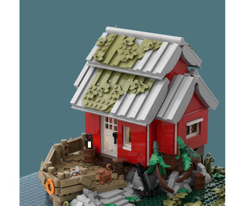 LEGO MOC-211968 the Fisherman's Home by rebelnili | Rebrickable - Build ...