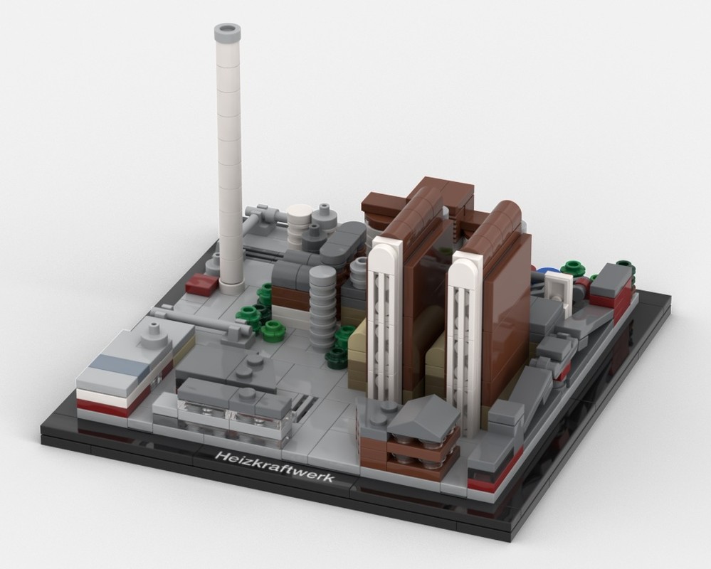 LEGO MOC Heizkraftwerk by frankfurtersteine | Rebrickable - Build with LEGO