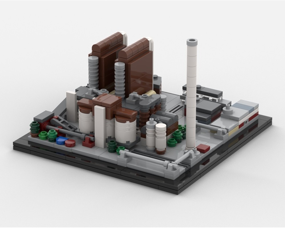 LEGO MOC Heizkraftwerk by frankfurtersteine | Rebrickable - Build with LEGO