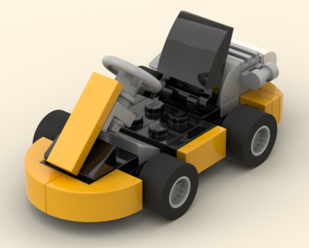 LEGO MOC Go Kart by mg101yt | Rebrickable - Build with LEGO