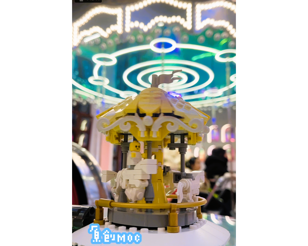 LEGO MOC Functional Mini Carousel by asnoopy | Rebrickable - Build with ...