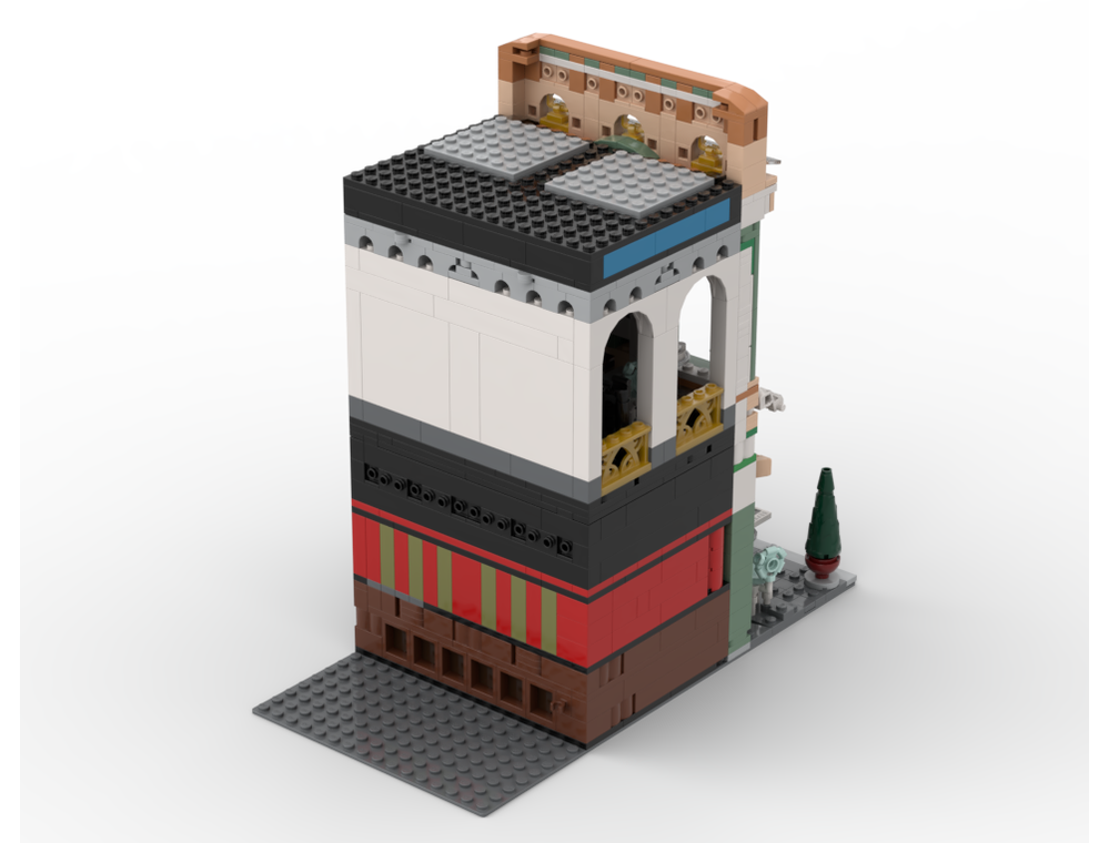 LEGO MOC-211995 Modular French Cafe - Modification of Set 10362 by ...
