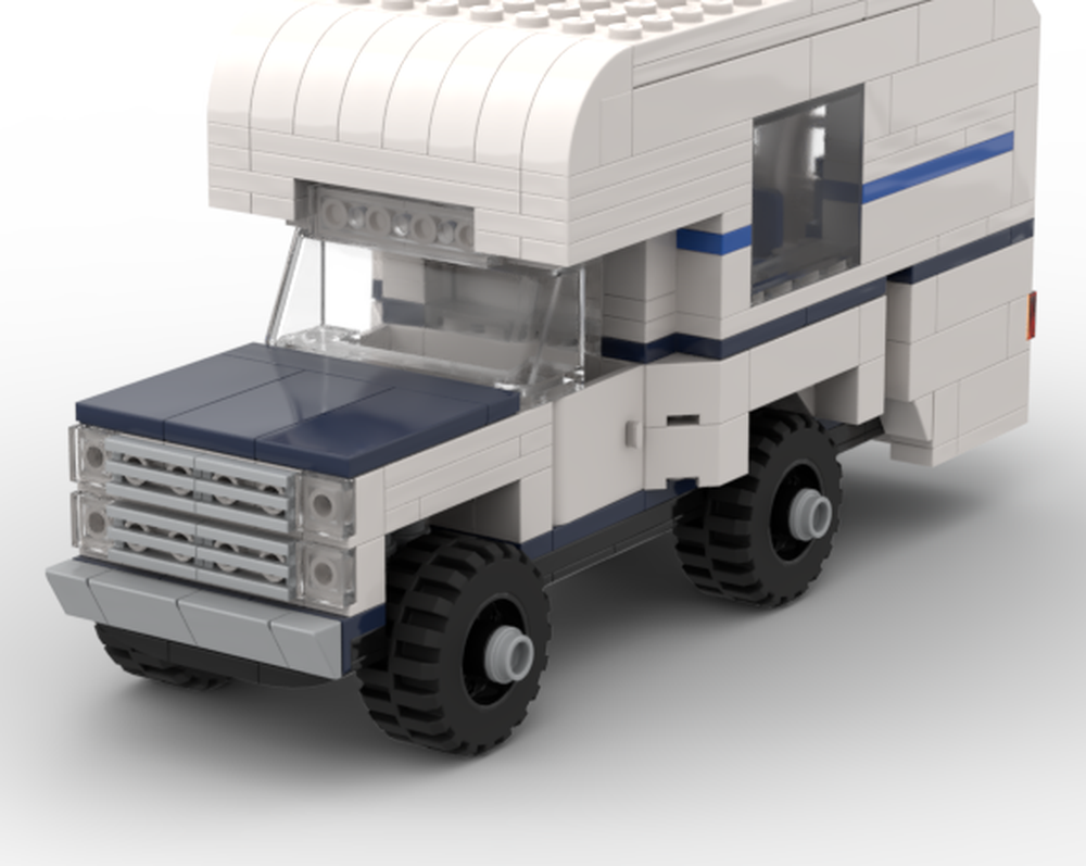 LEGO MOC off-road truck and camper by EBbuilds | Rebrickable - Build ...