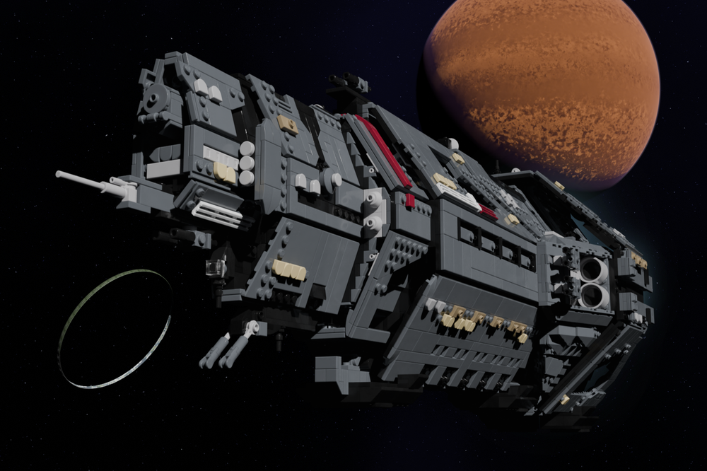 LEGO MOC UNSC Pillar of Autumn C-709 [Refit] by Lilium Brick Yards ...