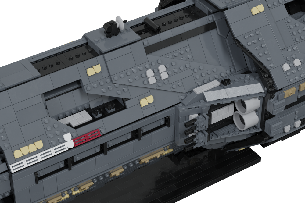 LEGO MOC UNSC Pillar of Autumn C-709 [Refit] by Lilium Brick Yards ...