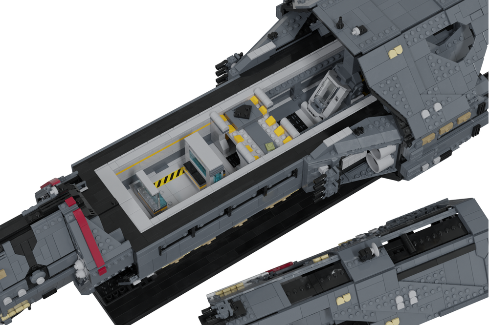 LEGO MOC UNSC Pillar of Autumn C-709 [Refit] by Lilium Brick Yards ...