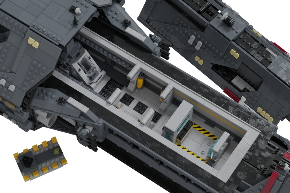LEGO MOC UNSC Pillar of Autumn C-709 [Refit] by Lilium Brick Yards ...