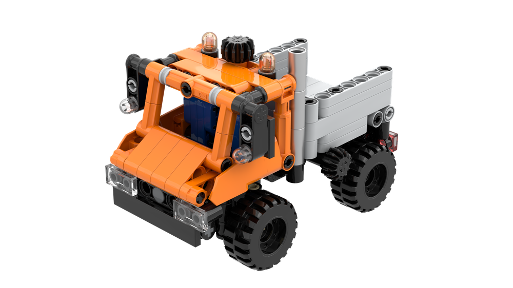LEGO MOC Mini Technic Unimog by sch0rrsch | Rebrickable - Build with LEGO