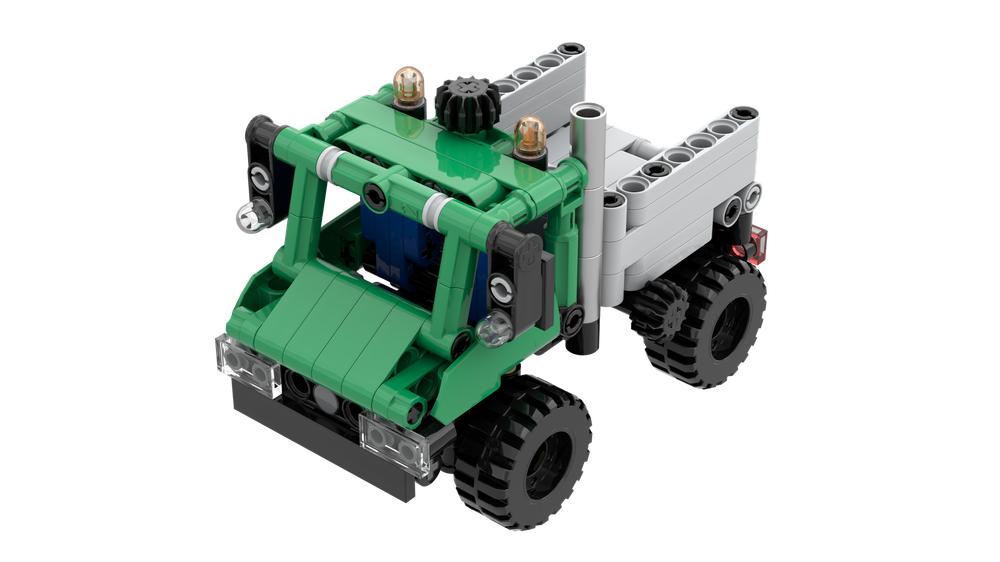 Lego Moc Mini Technic Unimog By Sch0rrsch Rebrickable Build With Lego