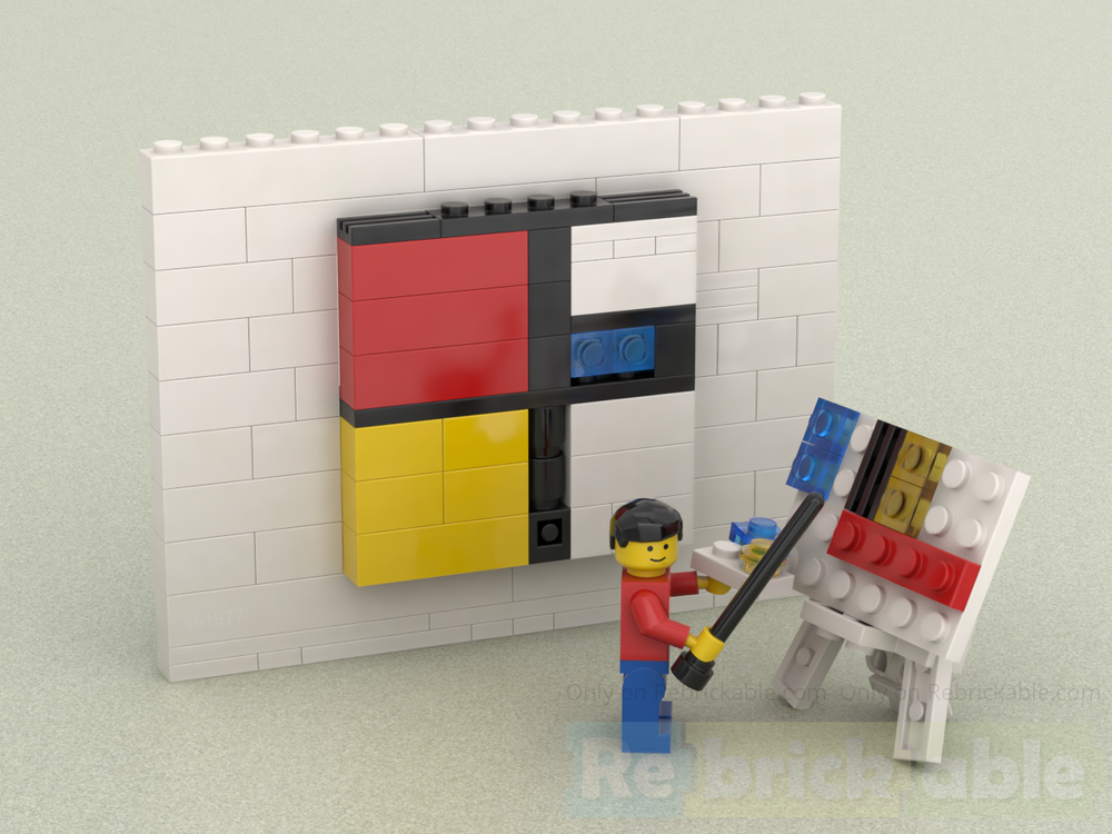 LEGO MOC 6380 Mondriaan by se1977 | Rebrickable - Build with LEGO