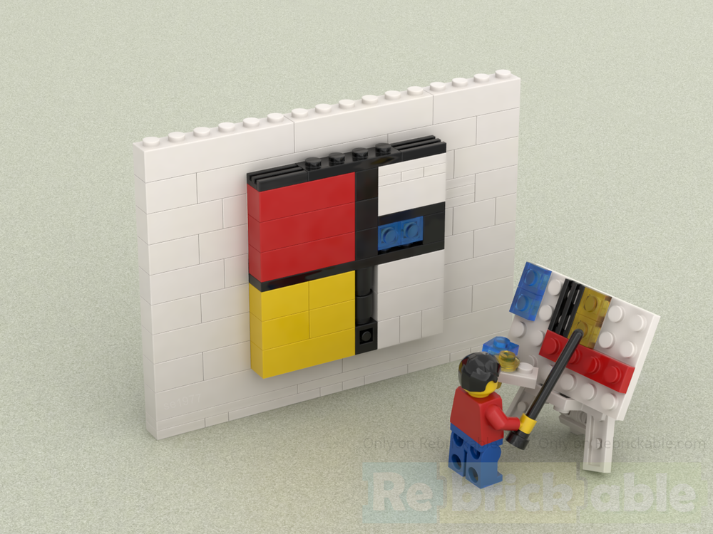 LEGO MOC 6380 Mondriaan by se1977 | Rebrickable - Build with LEGO
