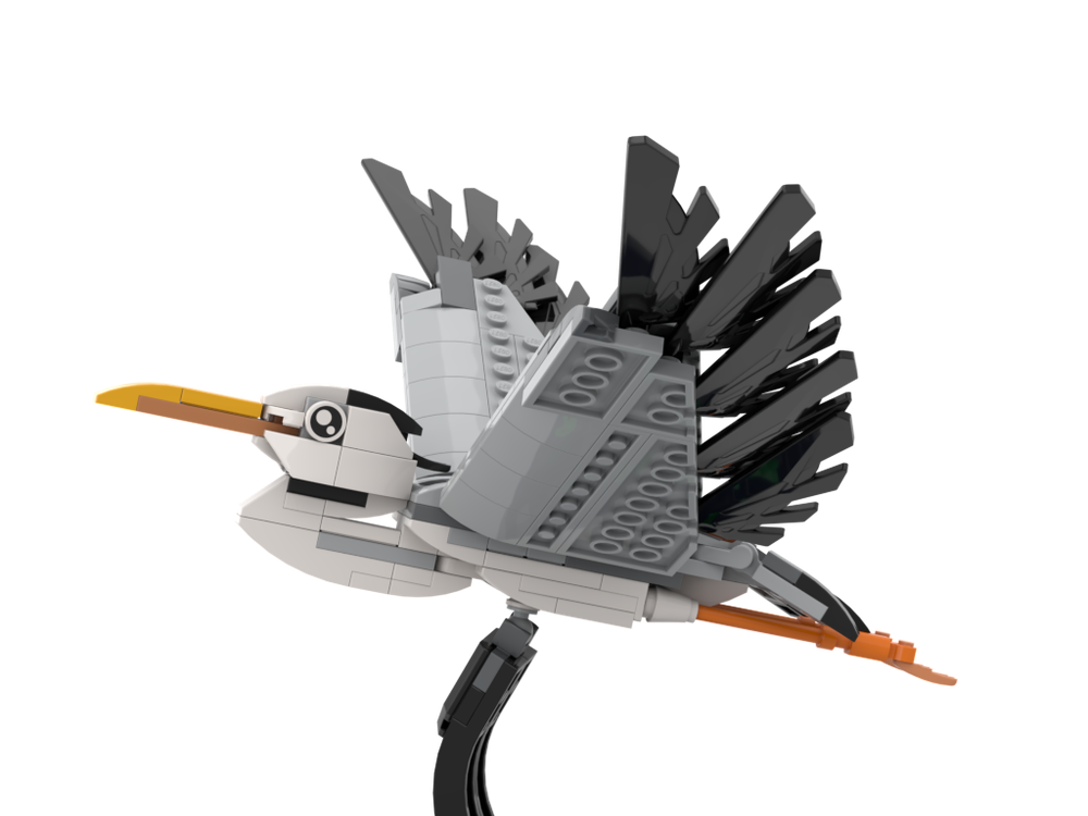 LEGO MOC-212038 Flying heron by SKABRAM | Rebrickable - Build with LEGO