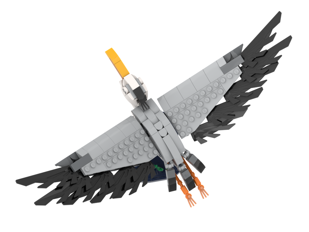 LEGO MOC-212038 Flying heron by SKABRAM | Rebrickable - Build with LEGO