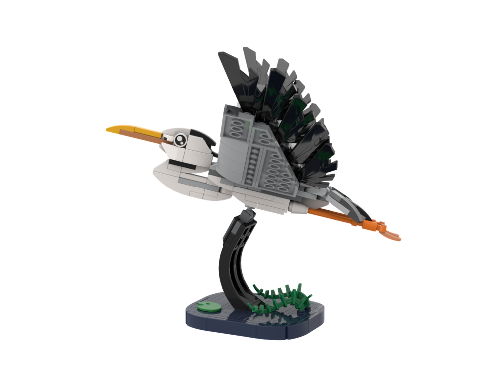 LEGO MOC-212038 Flying heron by SKABRAM | Rebrickable - Build with LEGO