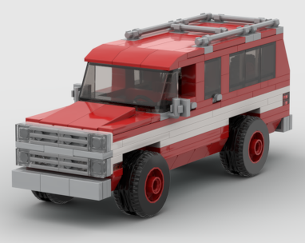 LEGO MOC Chevy Squarebody Suburban C10, (Fancy Front), Squarebody #5 by ...