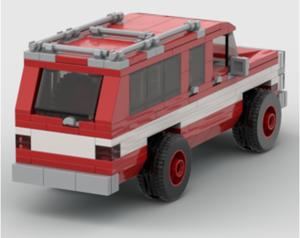 LEGO MOC Chevy Squarebody Suburban C10, (Fancy Front), Squarebody #5 by ...