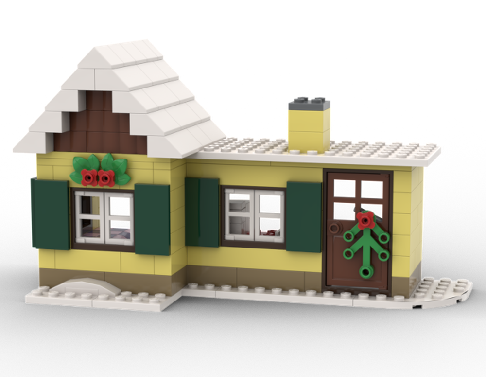 LEGO MOC Vintage winter cottage by brickholmbuilds | Rebrickable ...