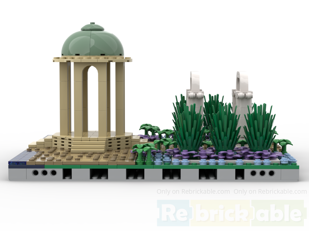 LEGO MOC Naboo modular garden by Ewok | Rebrickable - Build with LEGO