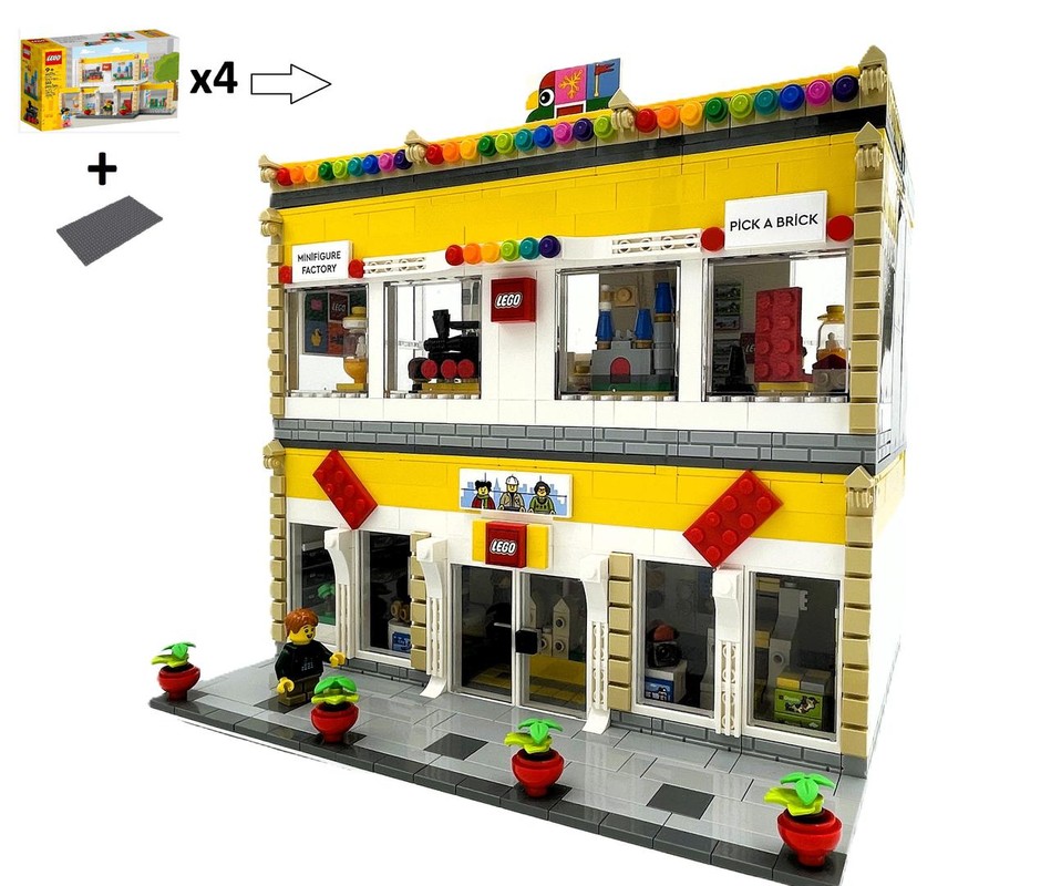 LEGO MOC Quad Lego Store Modular Alternate build of 4x40574 by re ...