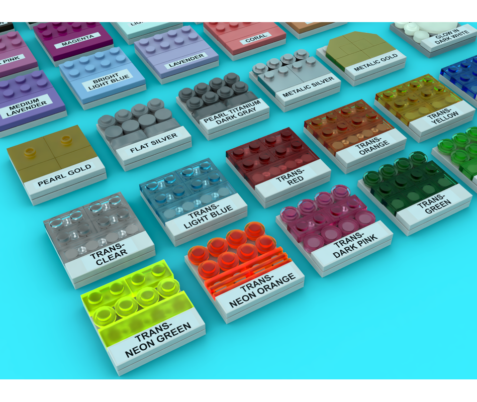 LEGO MOC LEGO Color Chips by mshenn | Rebrickable - Build with LEGO