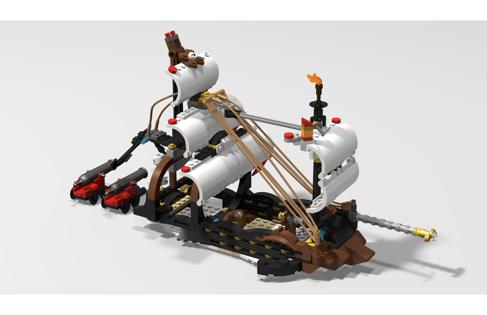 LEGO MOC Northern Raider Brig by BenderRR | Rebrickable - Build with LEGO
