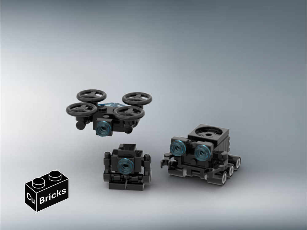 LEGO MOC Small Robots by CuBricks | Rebrickable - Build with LEGO