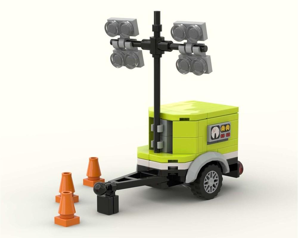 LEGO MOC Mobile Generator & Light trailer by EmperorMango | Rebrickable ...