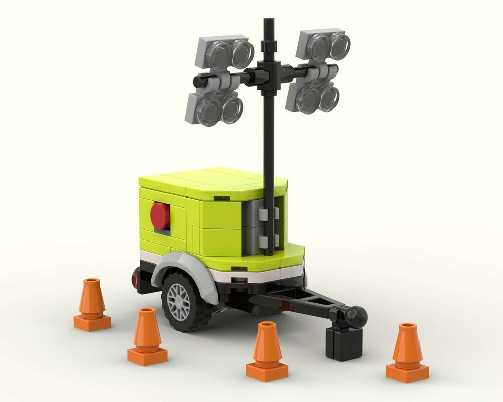 LEGO MOC Mobile Generator & Light trailer by EmperorMango | Rebrickable ...