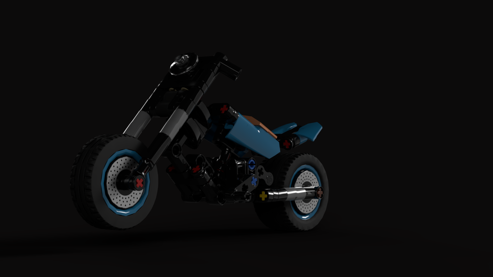 LEGO MOC custom street bike by youngandunknown | Rebrickable - Build ...