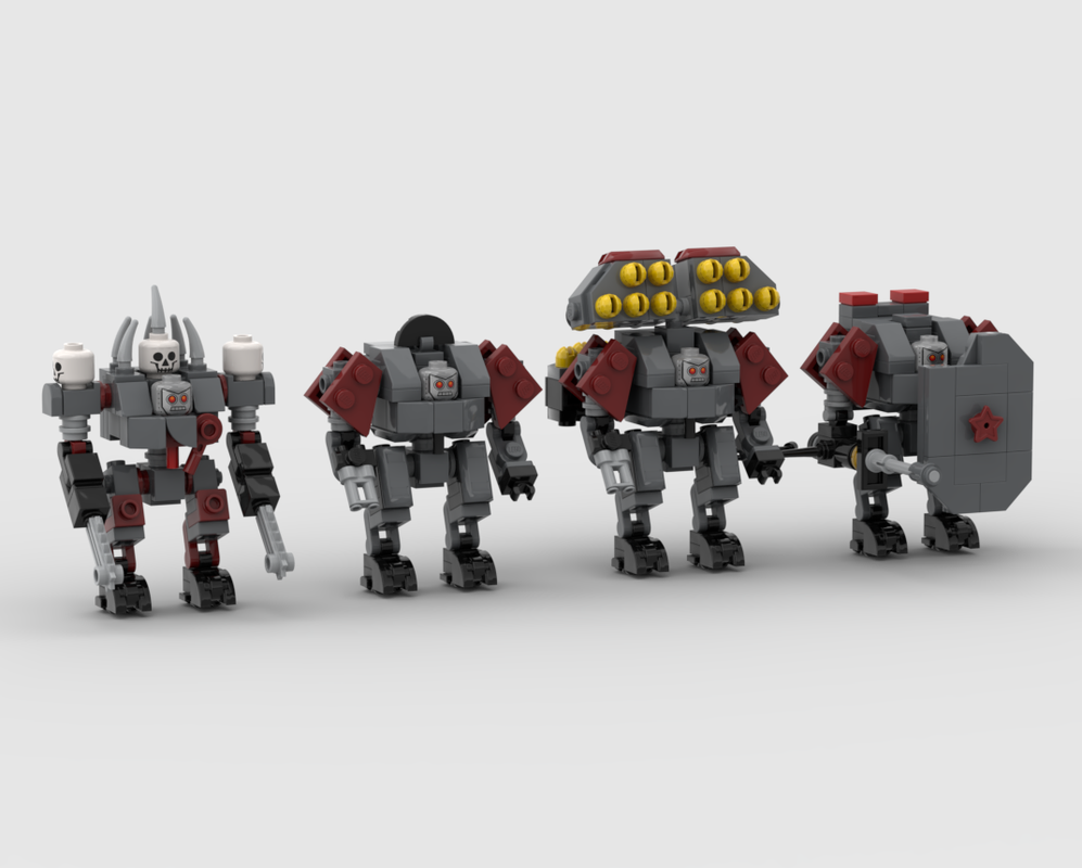 LEGO MOC Helldivers 2 Berserker and Devastators by Automaton Bricks ...